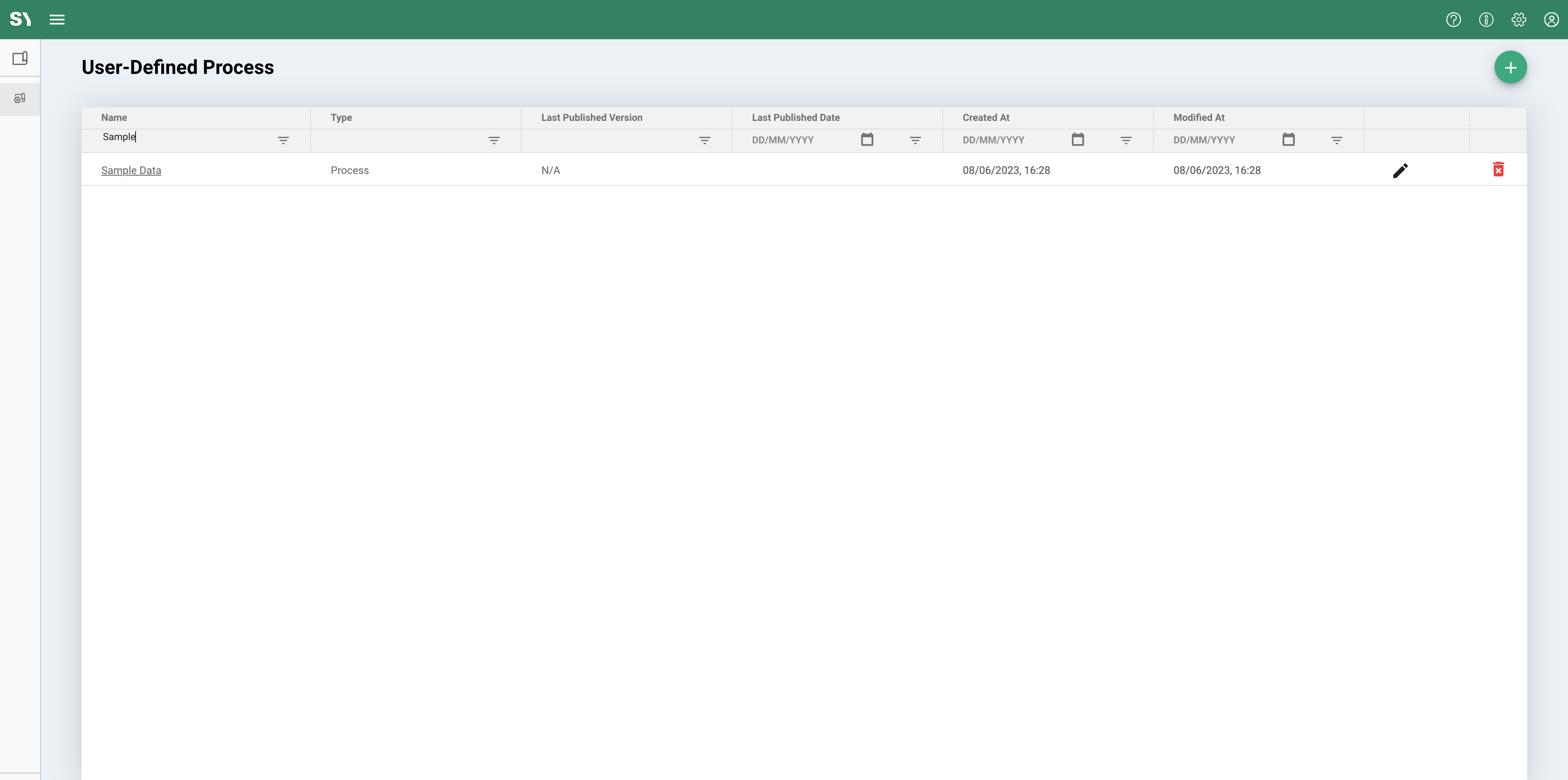 Creating a New User Defined Process – SYNTASA™