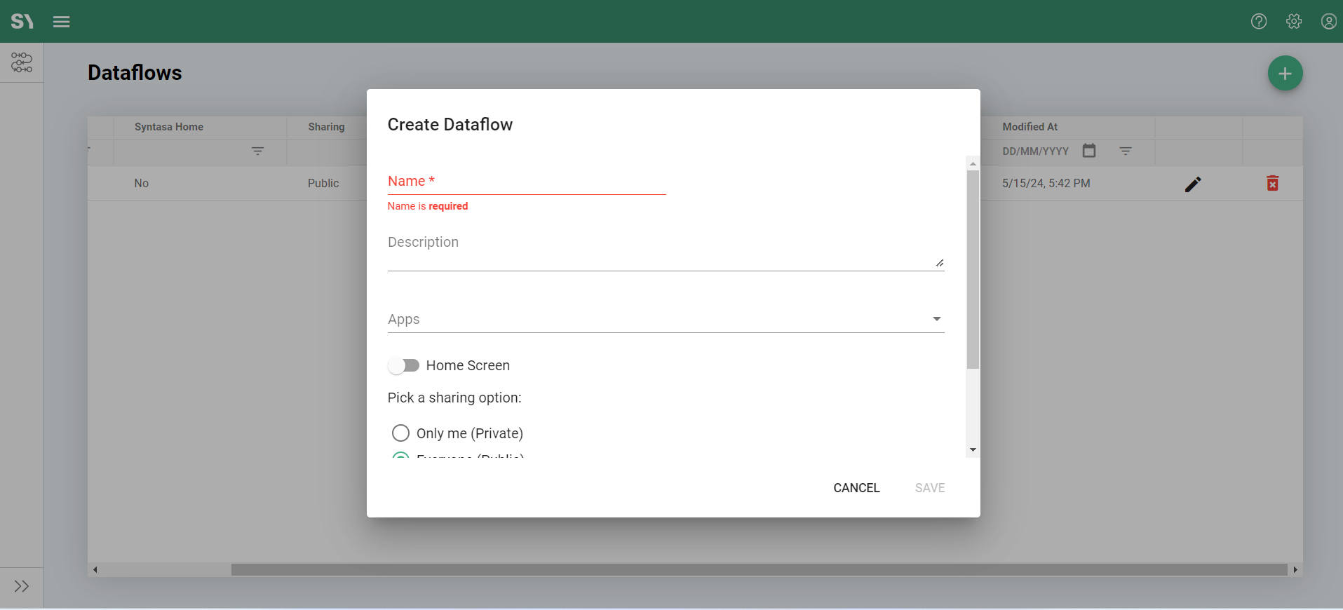 App Dataflows – SYNTASA™