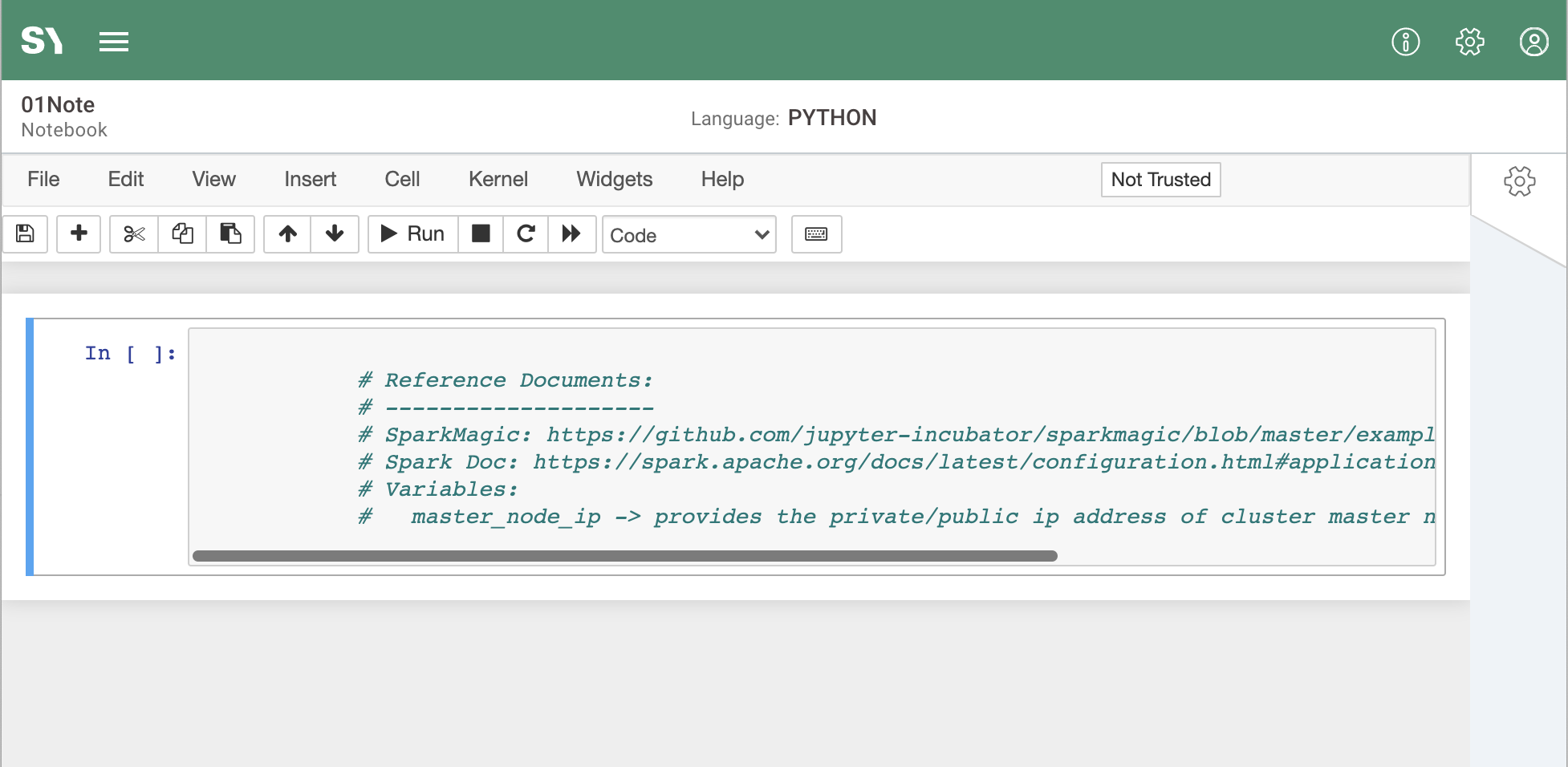 Notebook Overview – SYNTASA™